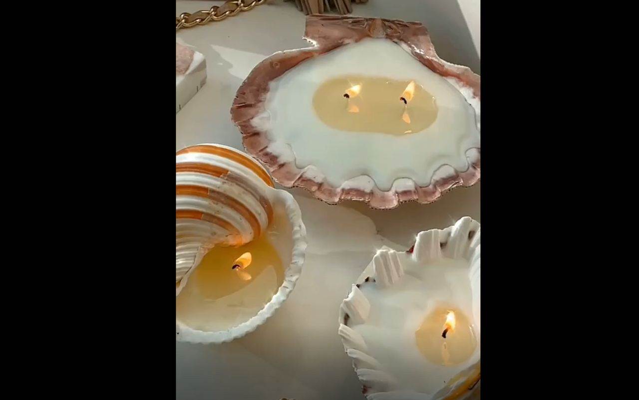 Kako napraviti mirišljave sveće od školjki | Sensa