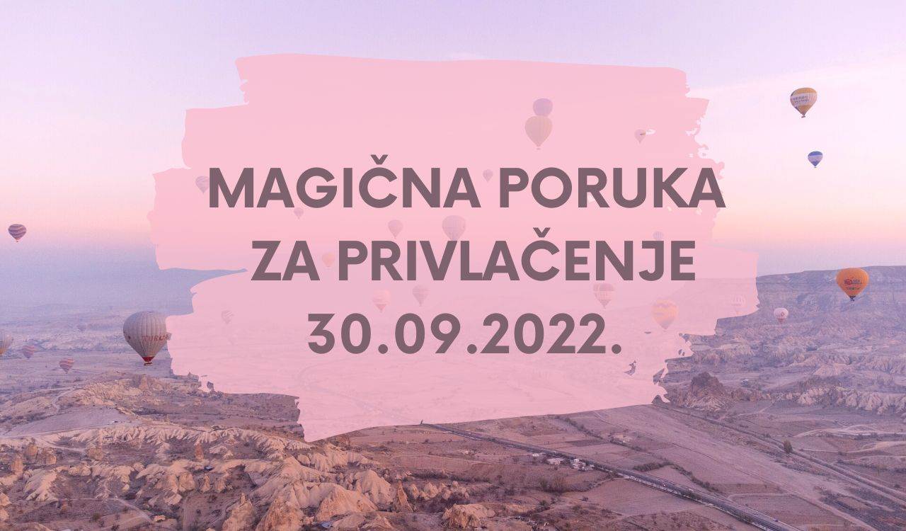 Poruka manifestacije za petak 30 septembar 2022 | Sensa