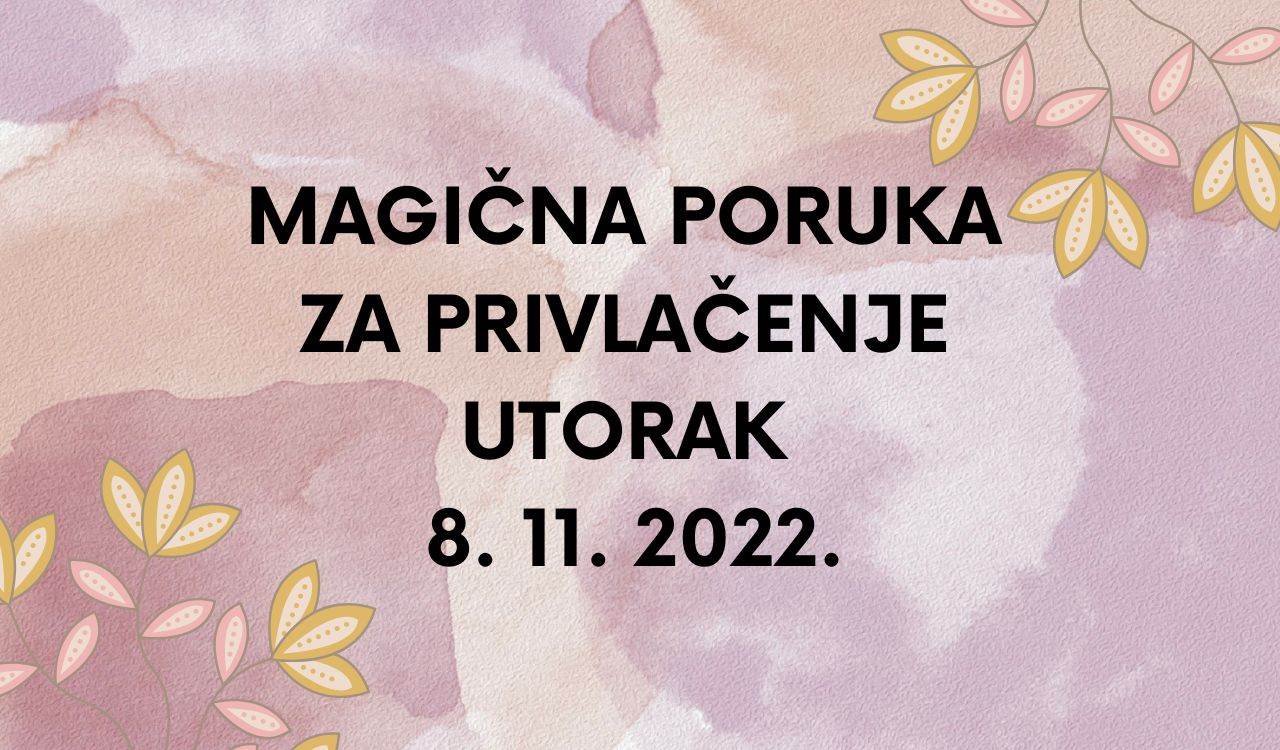 Poruka manifestacije za utorak 8 novembar 2022 godine | Sensa