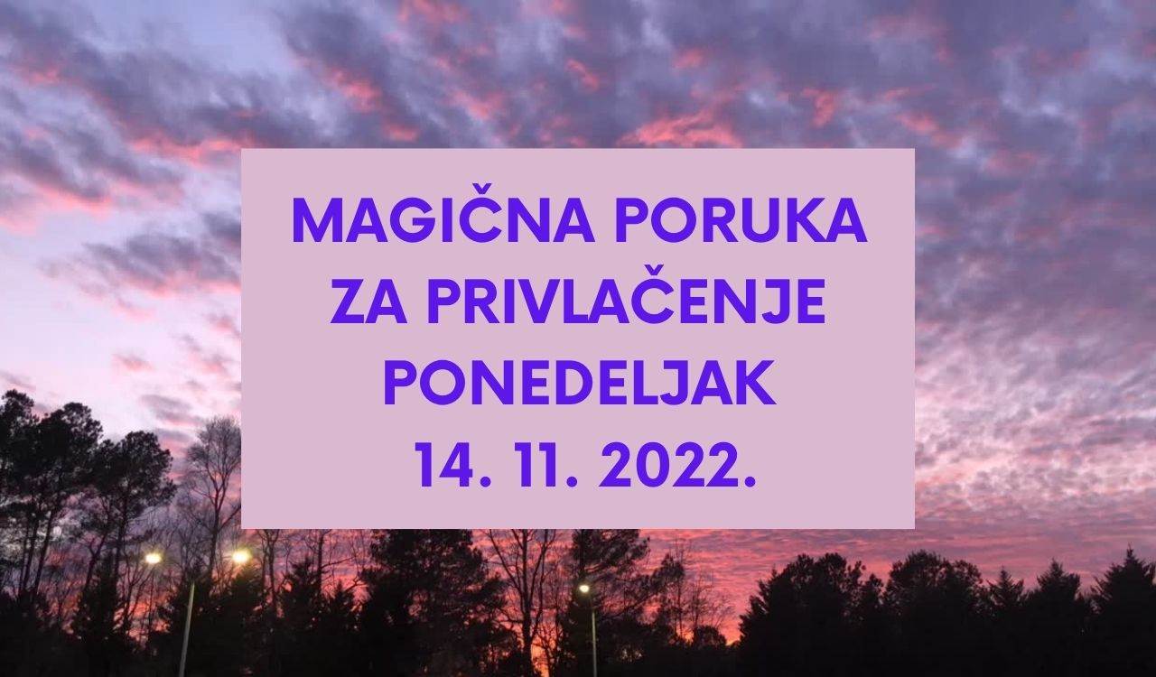 Poruka manifestacije za ponedeljak14 novembar 2022 | Sensa