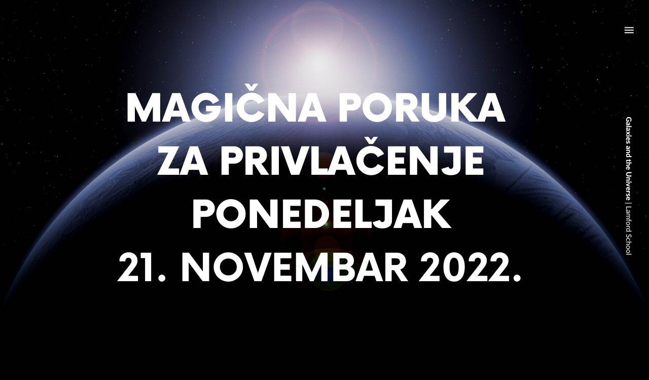 Poruka manifestacije za ponedeljak 21 novembar 2022 godine | Sensa